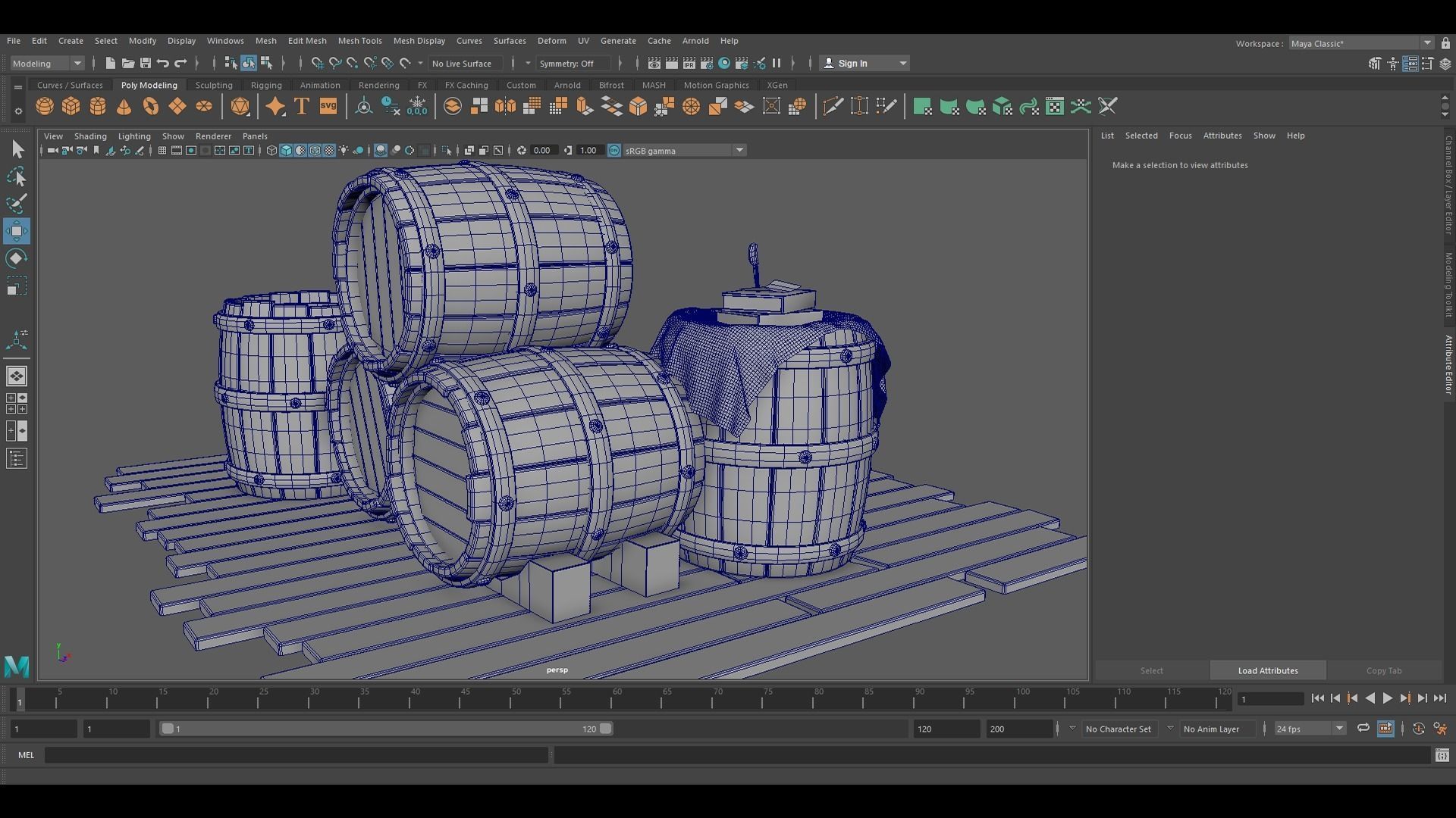 3D model Wooden Barrel - Game Assets - Wine Barrel VR / AR / low-poly ...