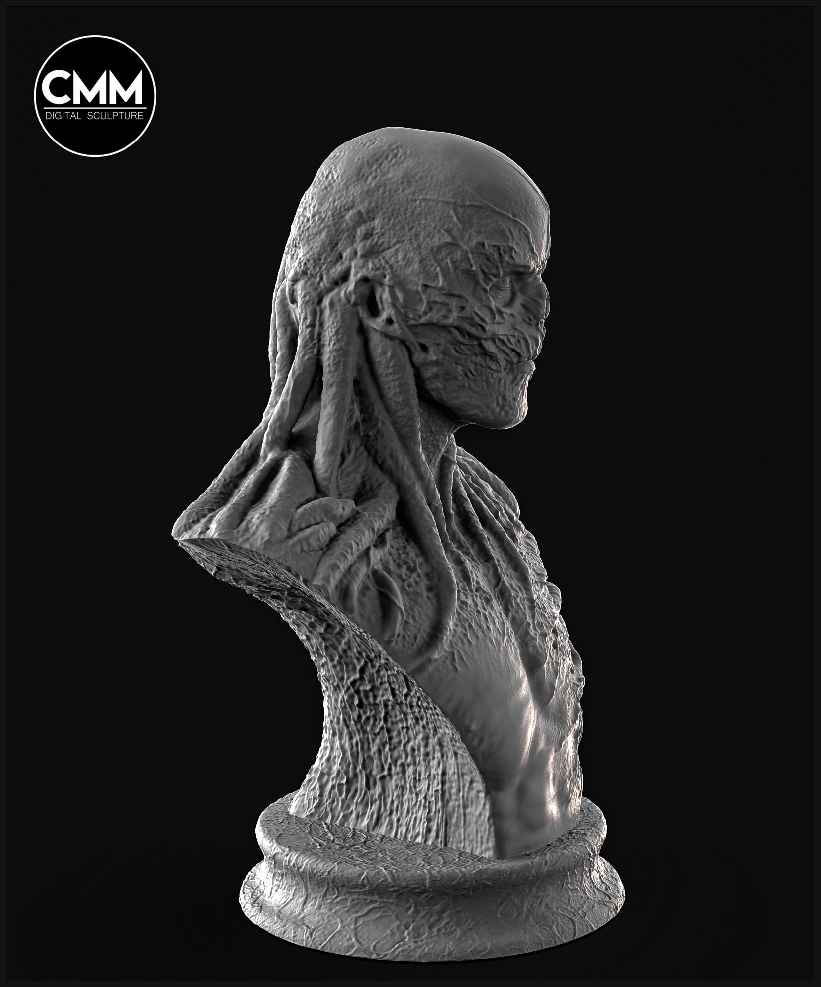 Vecna bust 3D model 3D printable | CGTrader