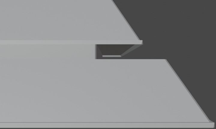 3D model Pyramid with Squared Spike with Entrance VR / AR / low-poly ...