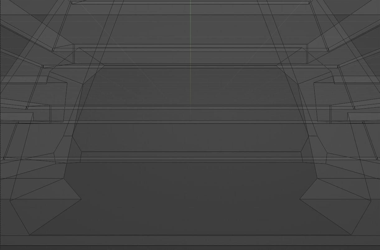 3D model Pyramid with Squared Spike with Entrance VR / AR / low-poly ...