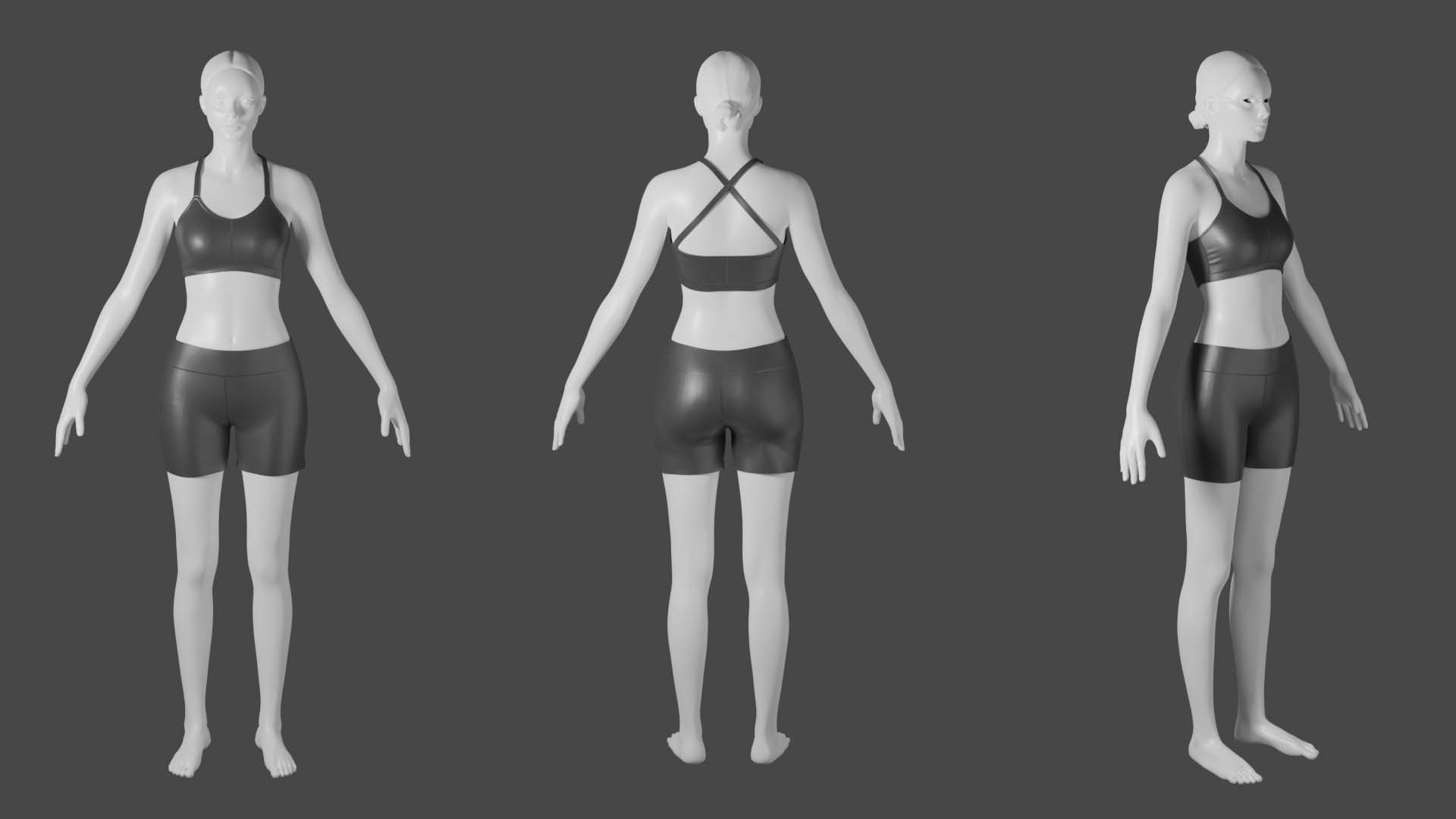 Sport Clothing free 3D model | CGTrader