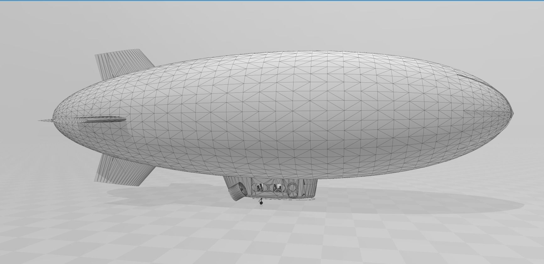 Airship parts of helicopter free VR / AR / low-poly 3D model | CGTrader