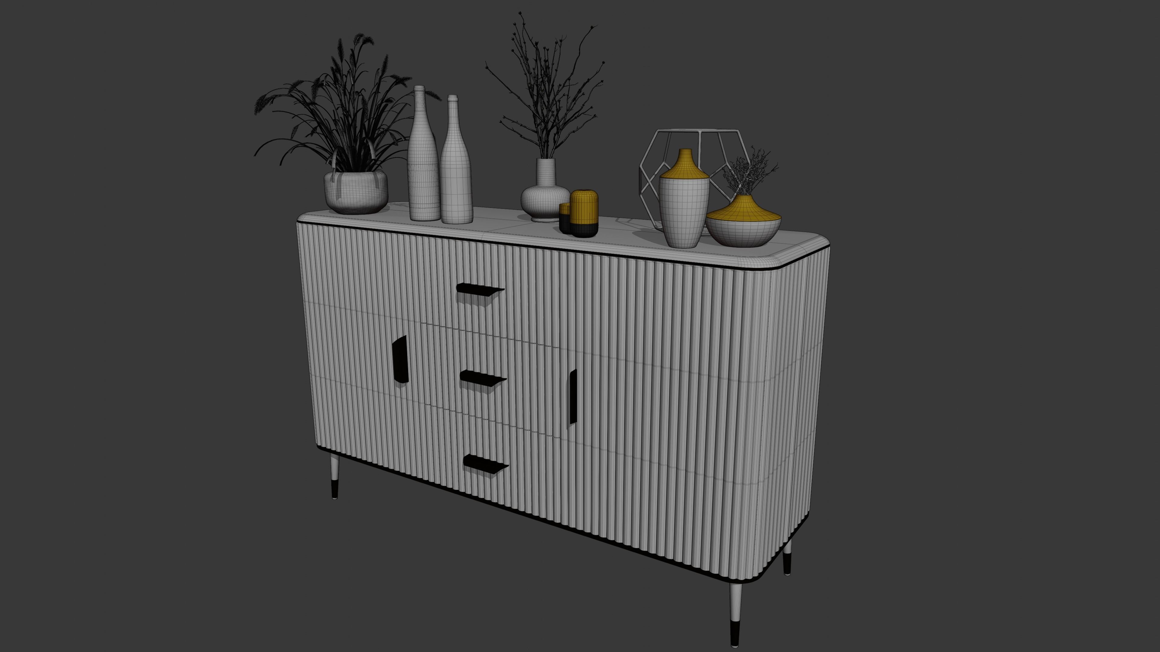 Buffet free 3D model | CGTrader