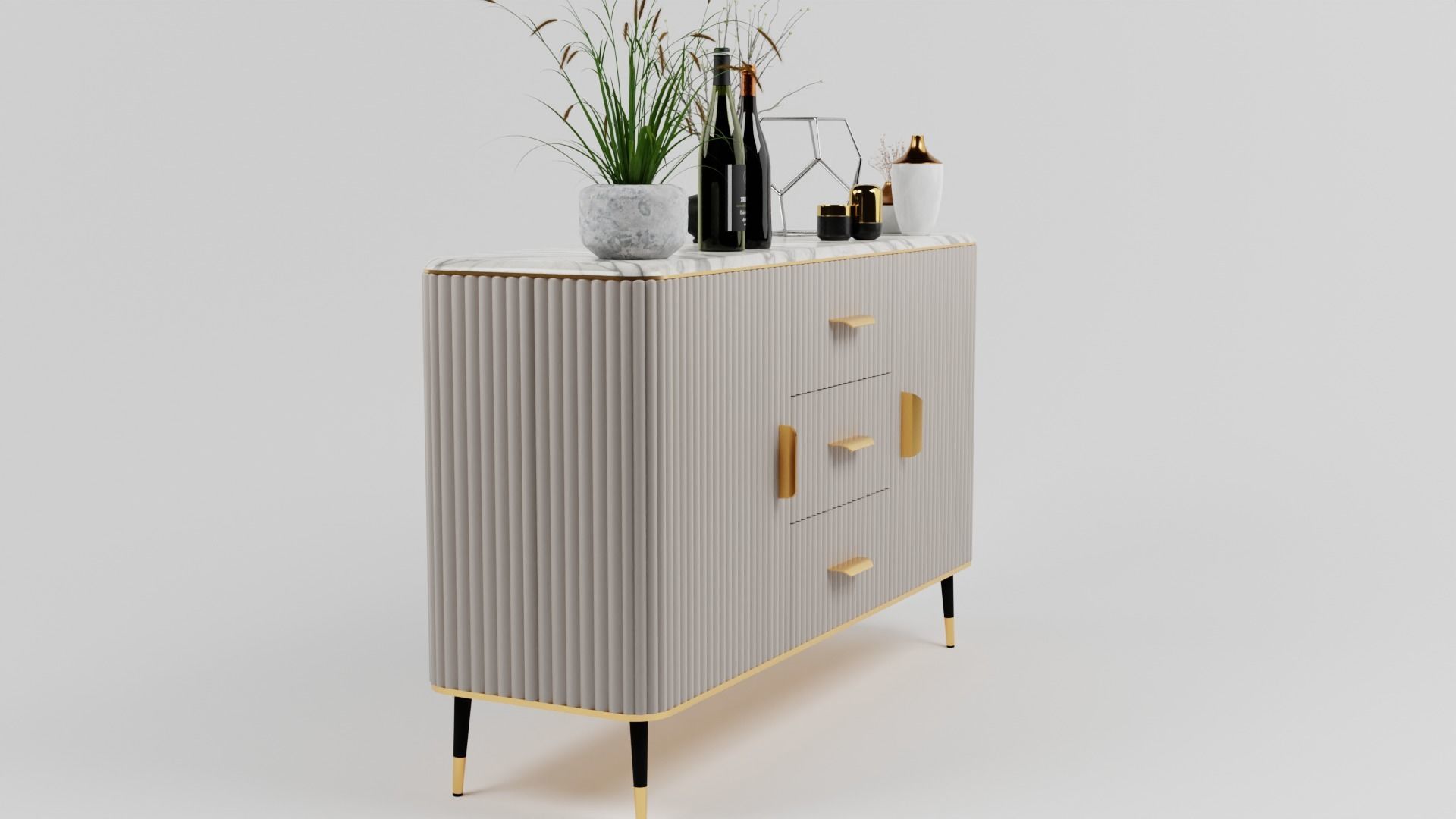 Buffet free 3D model | CGTrader