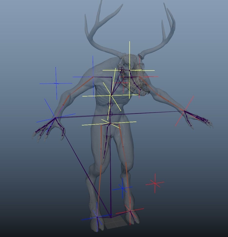 3D model Wendigo VR / AR / low-poly | CGTrader