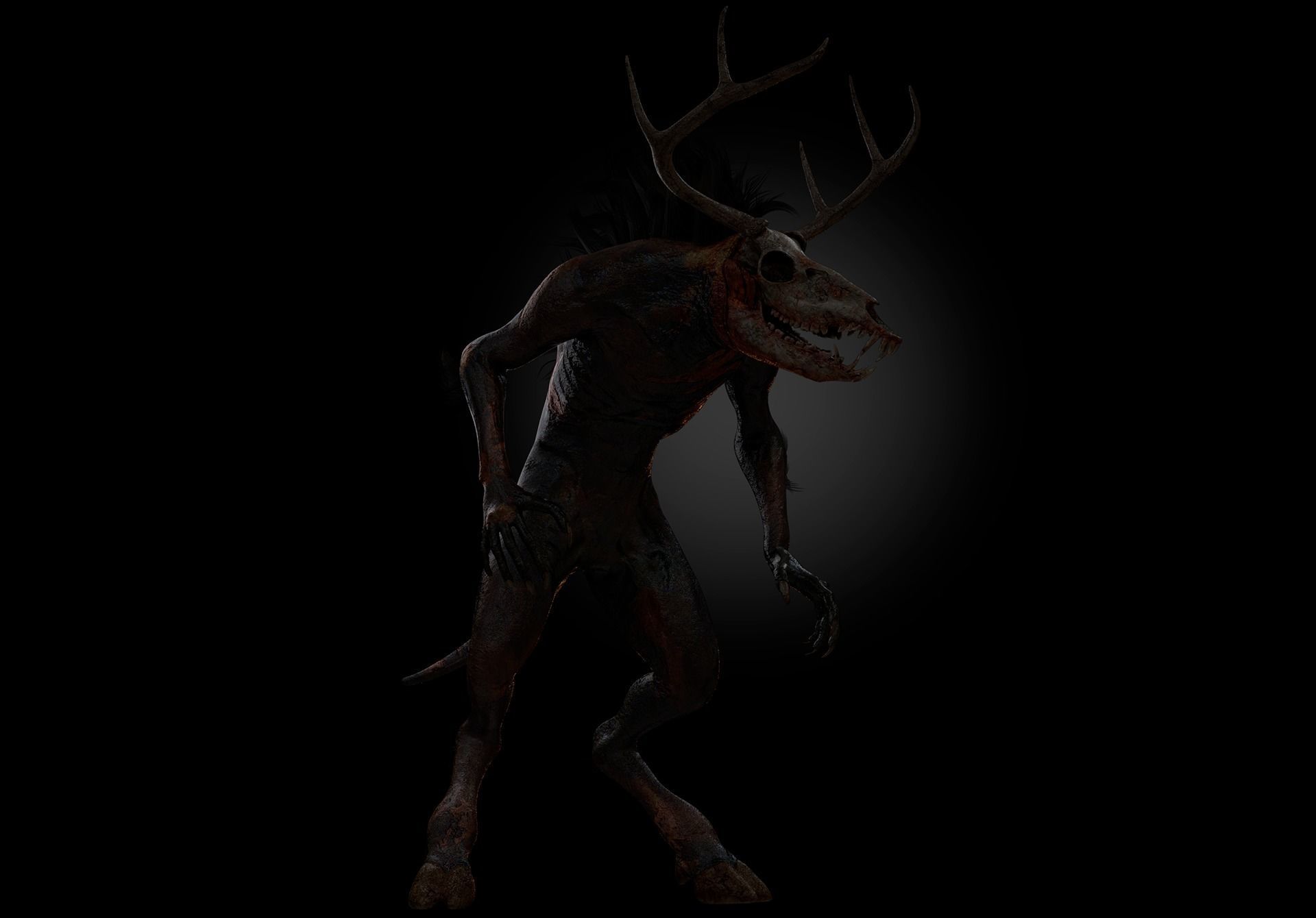 3D model Wendigo VR / AR / low-poly | CGTrader