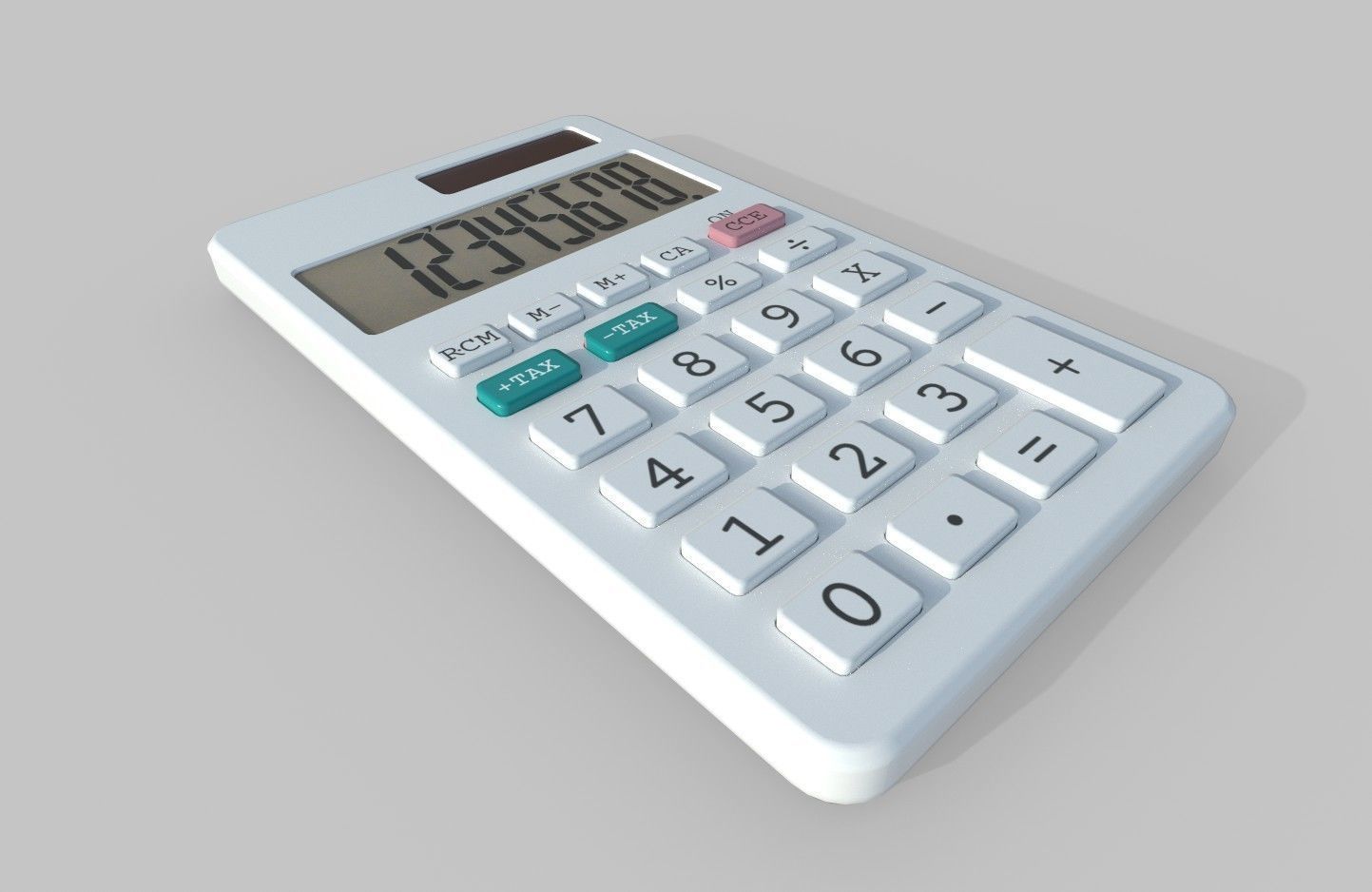 3D model Calculator 01 VR / AR / low-poly | CGTrader