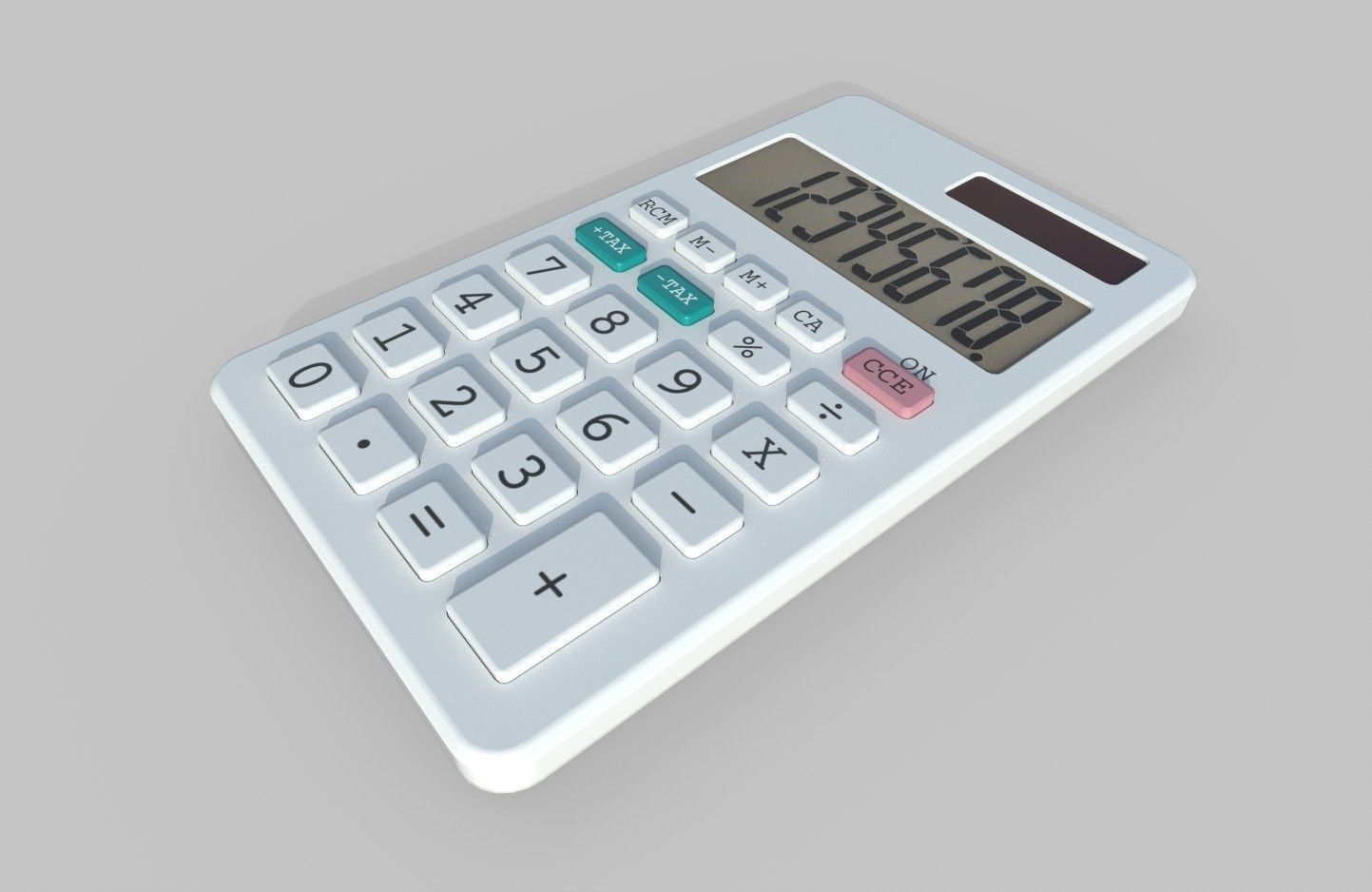 3D model Calculator 01 VR / AR / low-poly | CGTrader