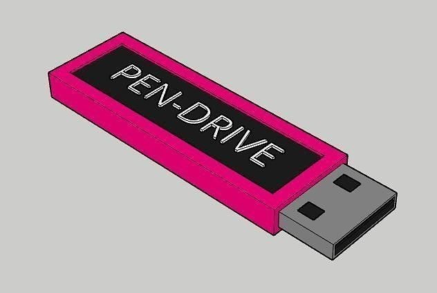 Pendrive usb pen drive 3D model | CGTrader