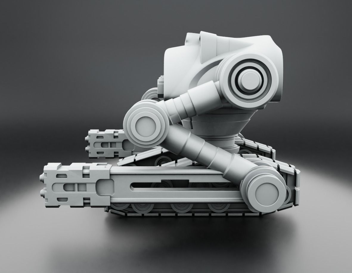 Robot tank 3D Print model 3D model 3D printable | CGTrader