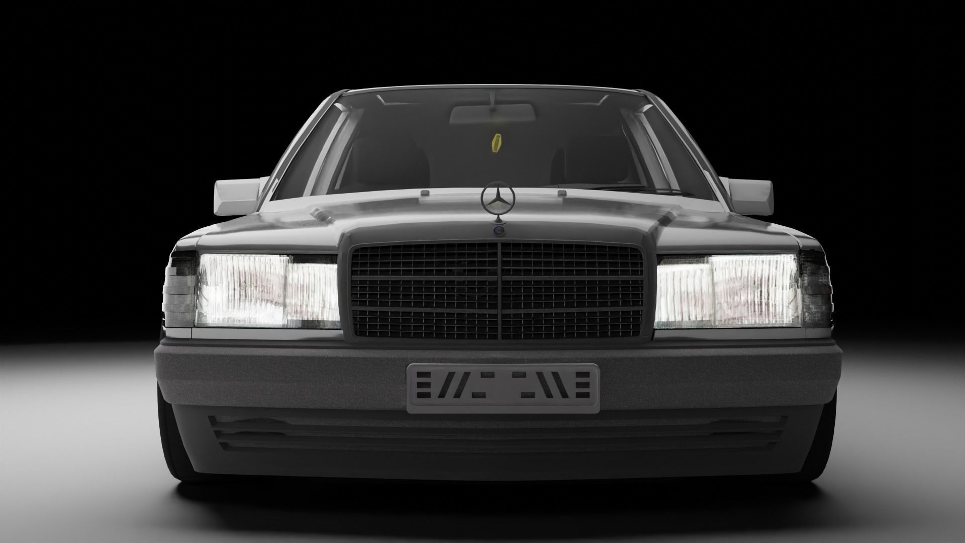 Mercedes-Benz 190E 3D model | CGTrader