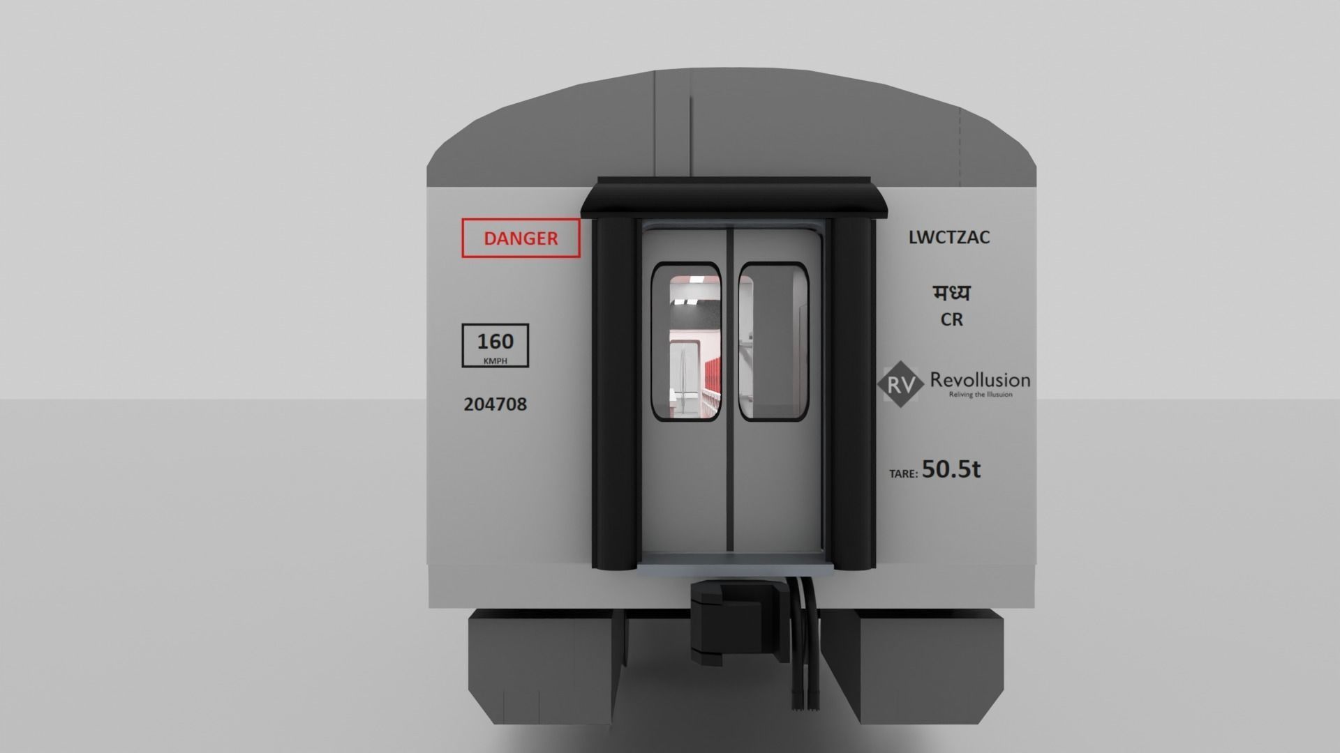 3D LHB Vistadome Coach Indian Railway 3D model | CGTrader