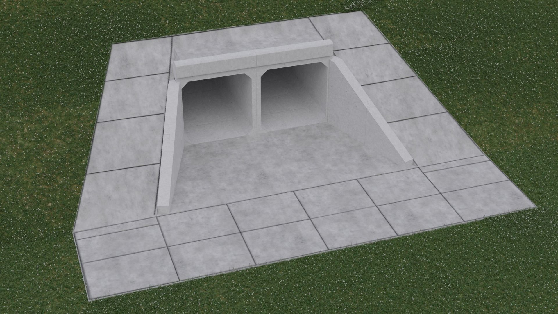 3D model Road concrete culverts set VR / AR / low-poly | CGTrader