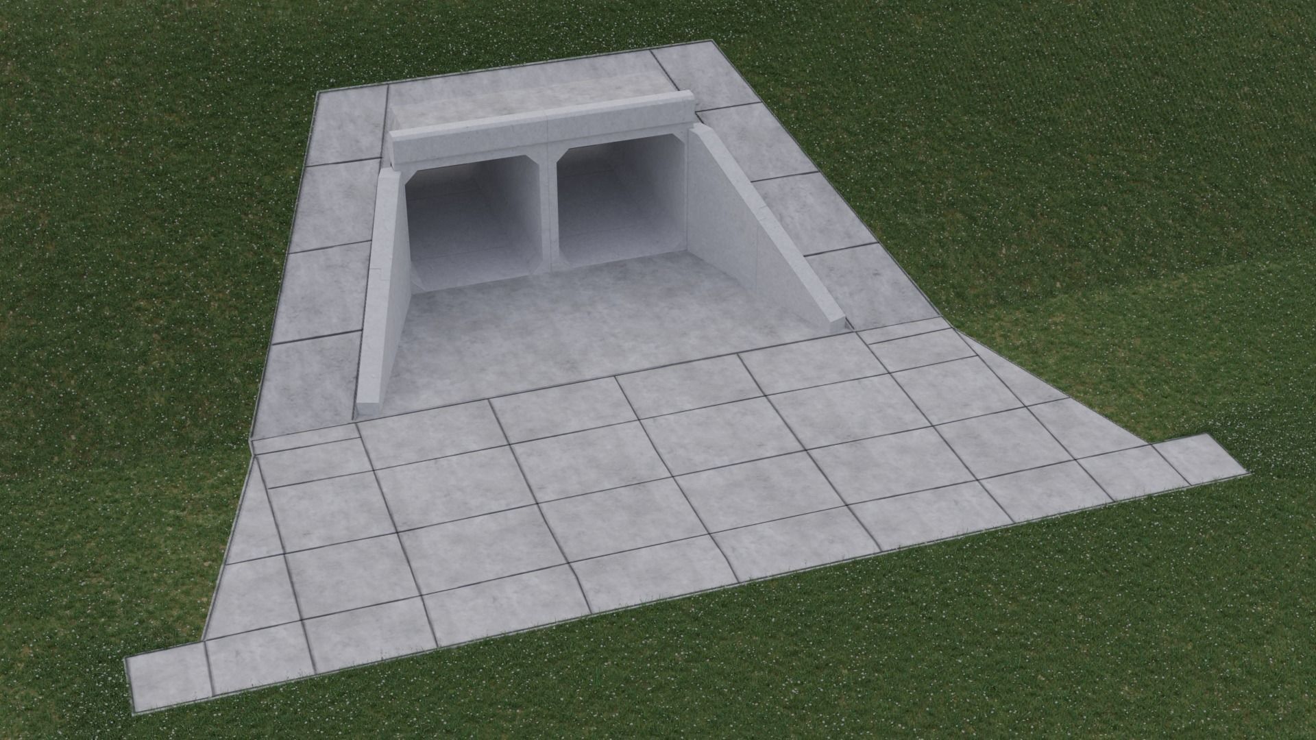 3D model Road concrete culverts set VR / AR / low-poly | CGTrader