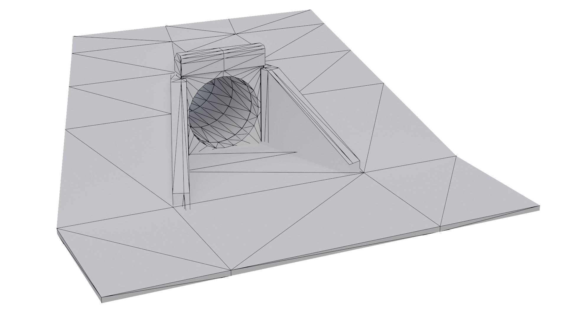 3D model Road concrete culverts set VR / AR / low-poly | CGTrader