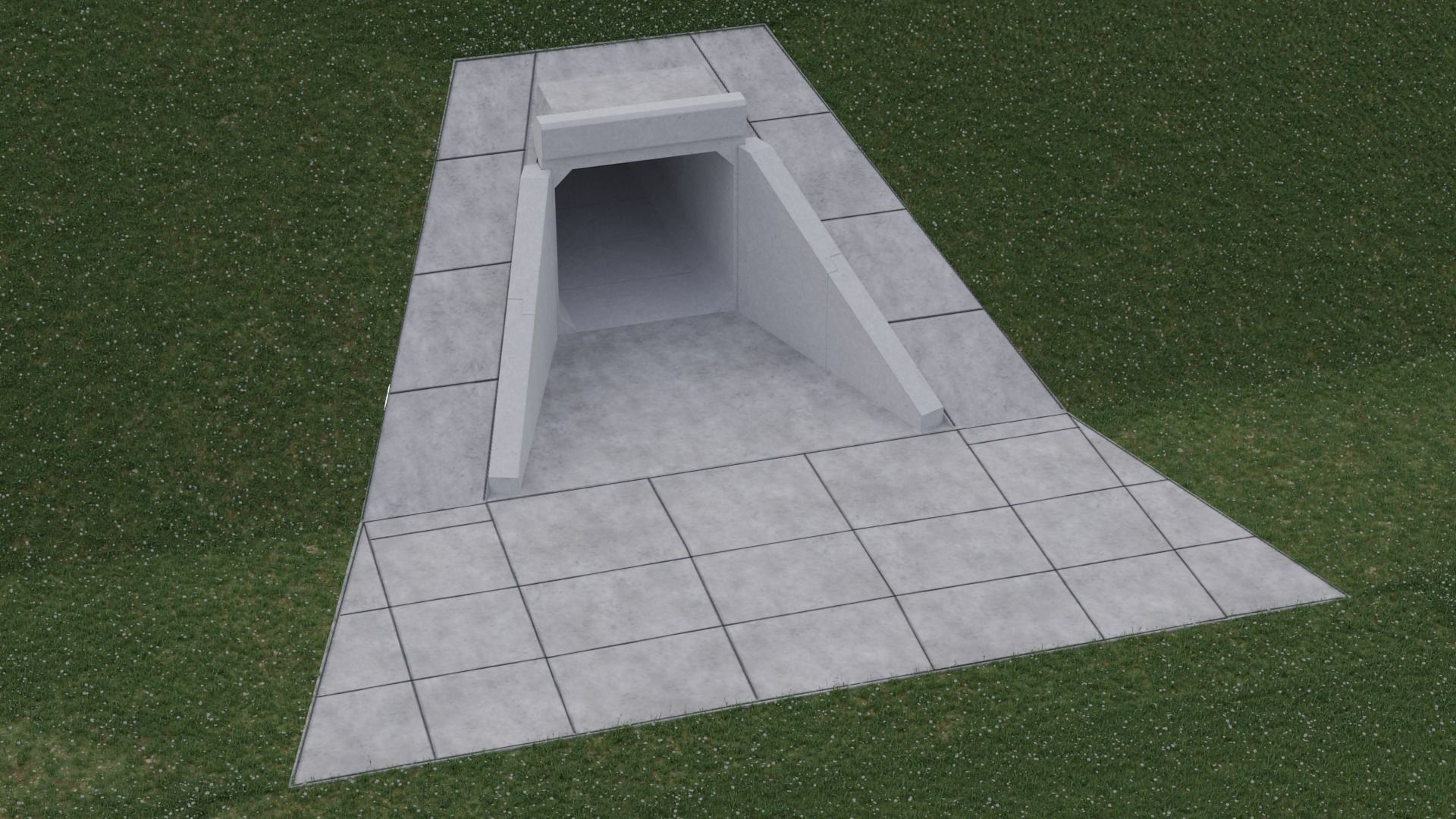 3D model Road concrete culverts set VR / AR / low-poly | CGTrader