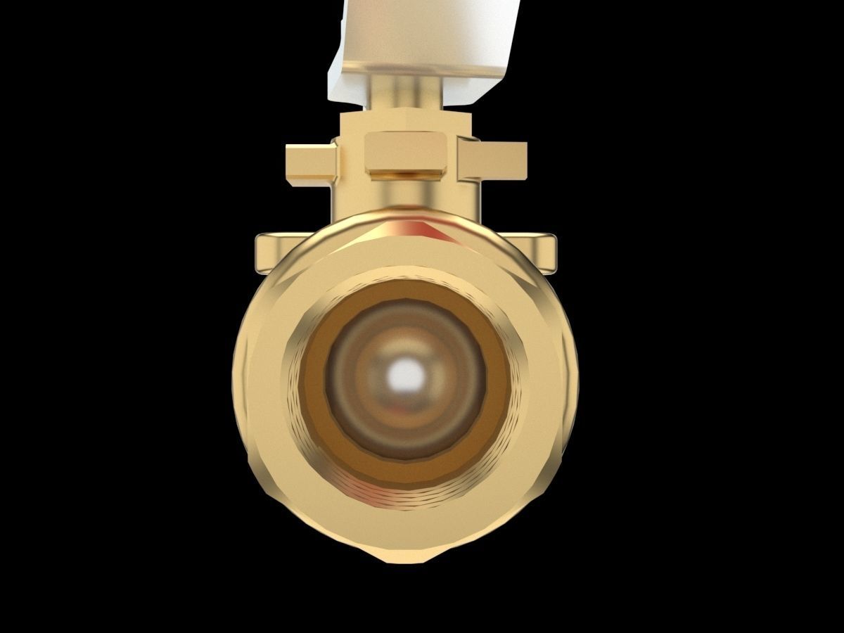 Ball valve 3D model | CGTrader