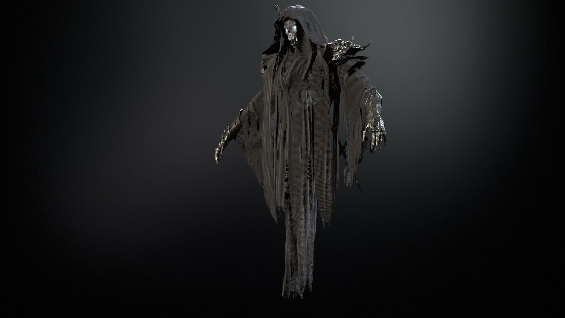 3D model Ripper ghost VR / AR / low-poly | CGTrader