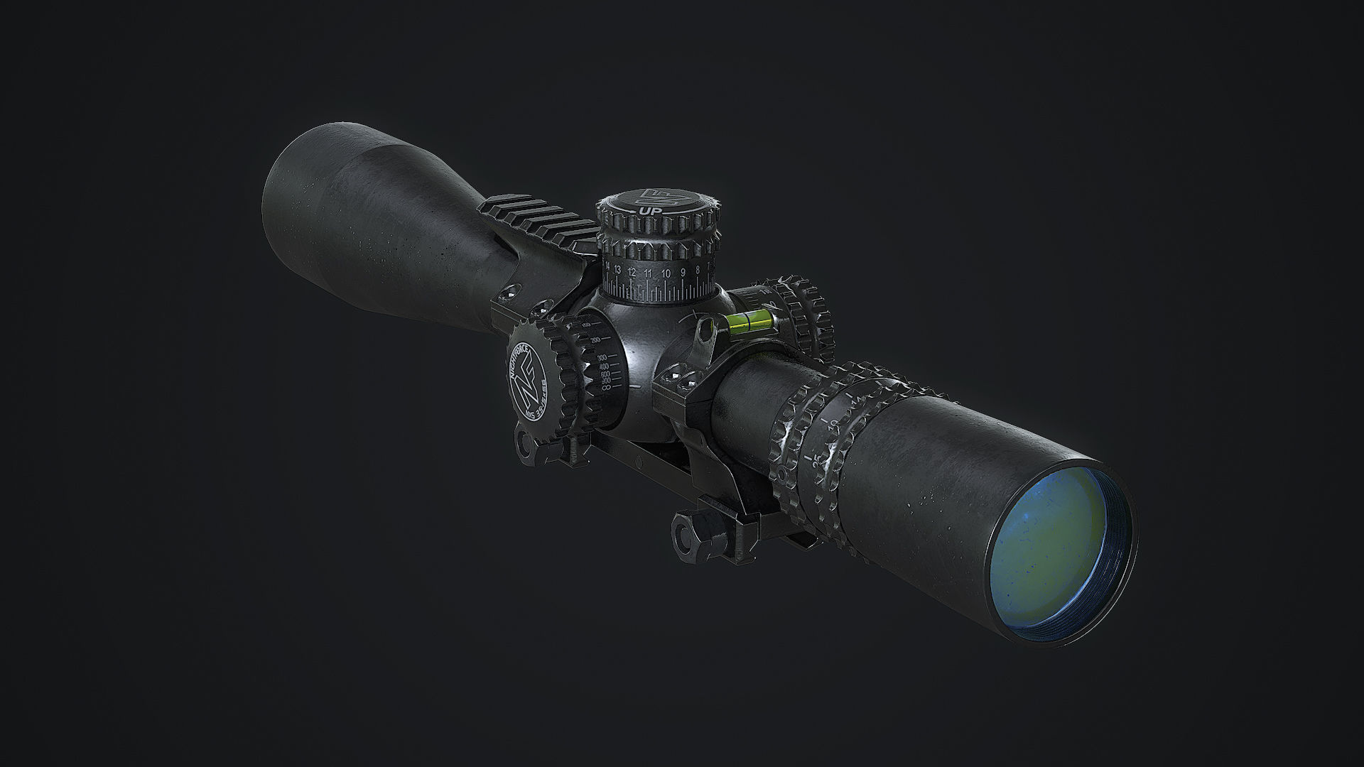 3D model Sniper Scope Nightforce NXS 3 5x15x56 VR / AR / low-poly ...