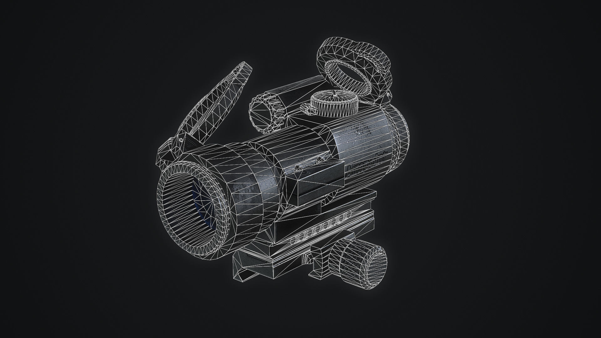 3D model Sniper Scope Aimpoint PRO Weaver VR / AR / low-poly | CGTrader