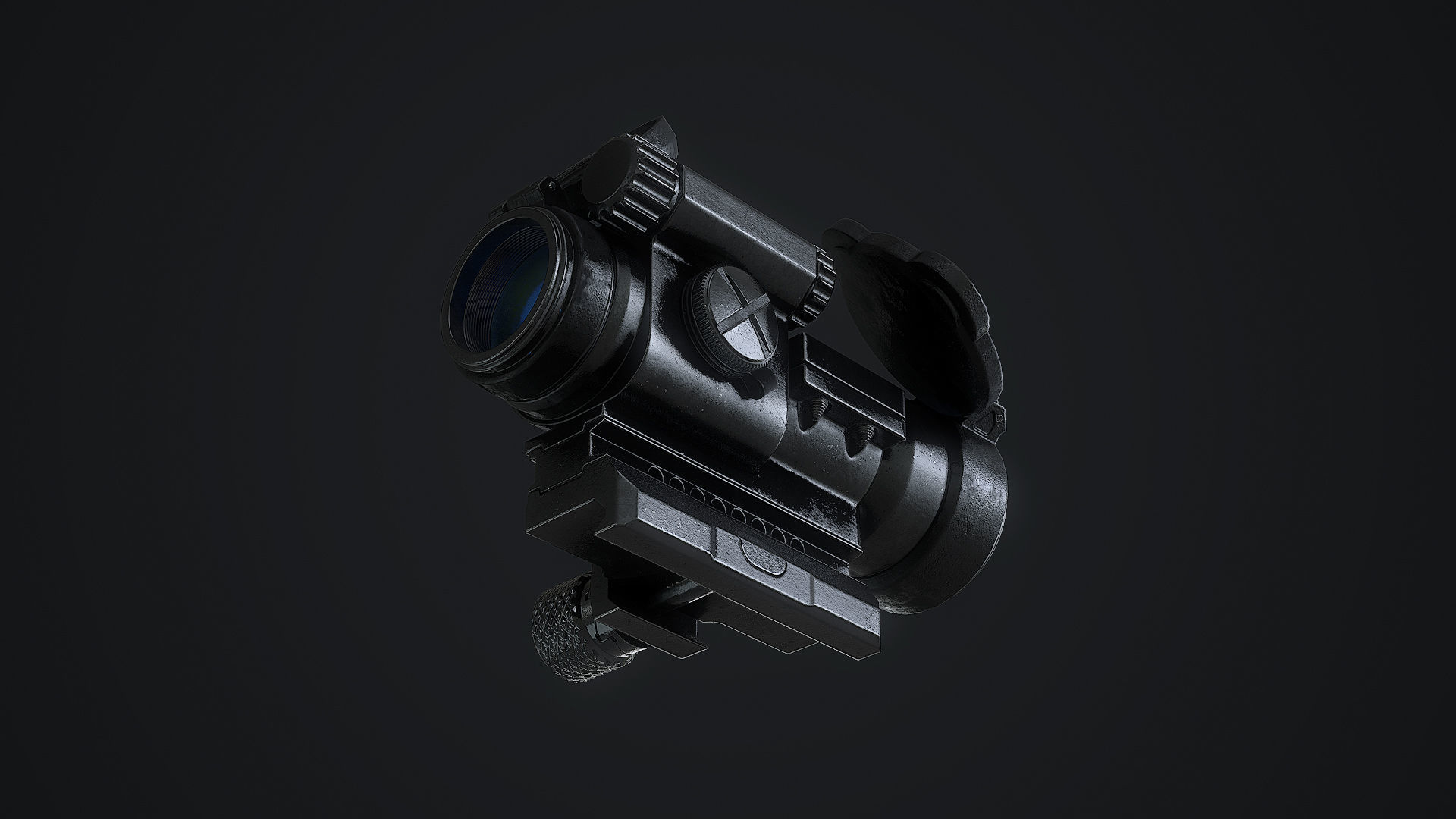 3D model Sniper Scope Aimpoint PRO Weaver VR / AR / low-poly | CGTrader