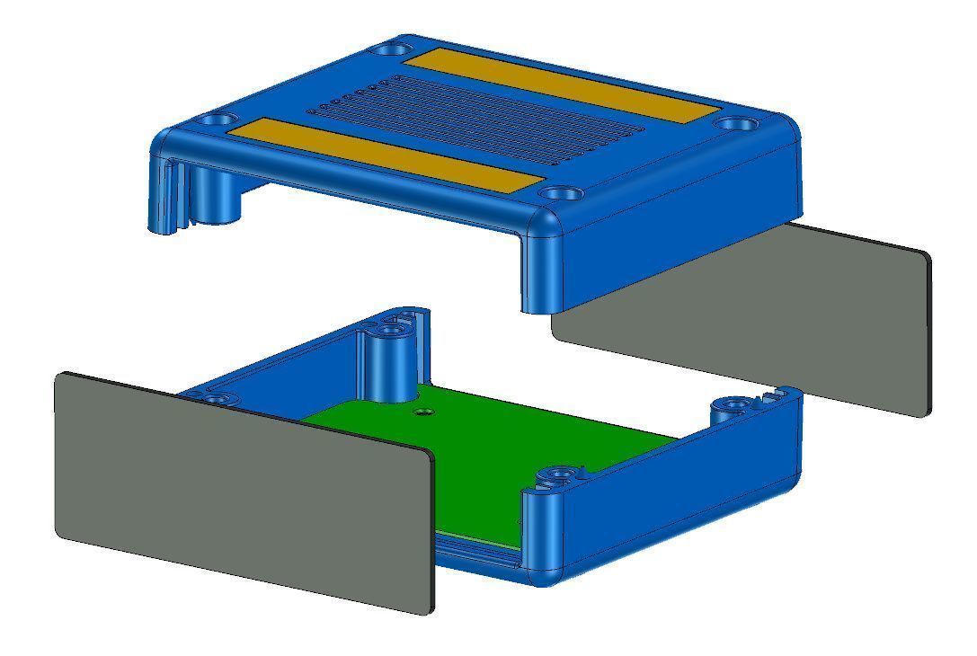 Vented printable or Injection moldable case in 2 sizes 3D model 3D ...