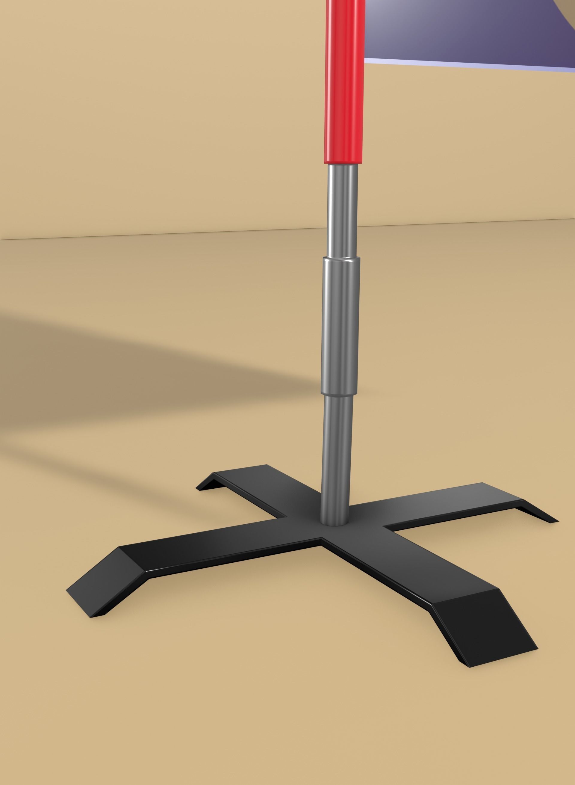 3D model Banner Commercial Flags VR / AR / low-poly | CGTrader