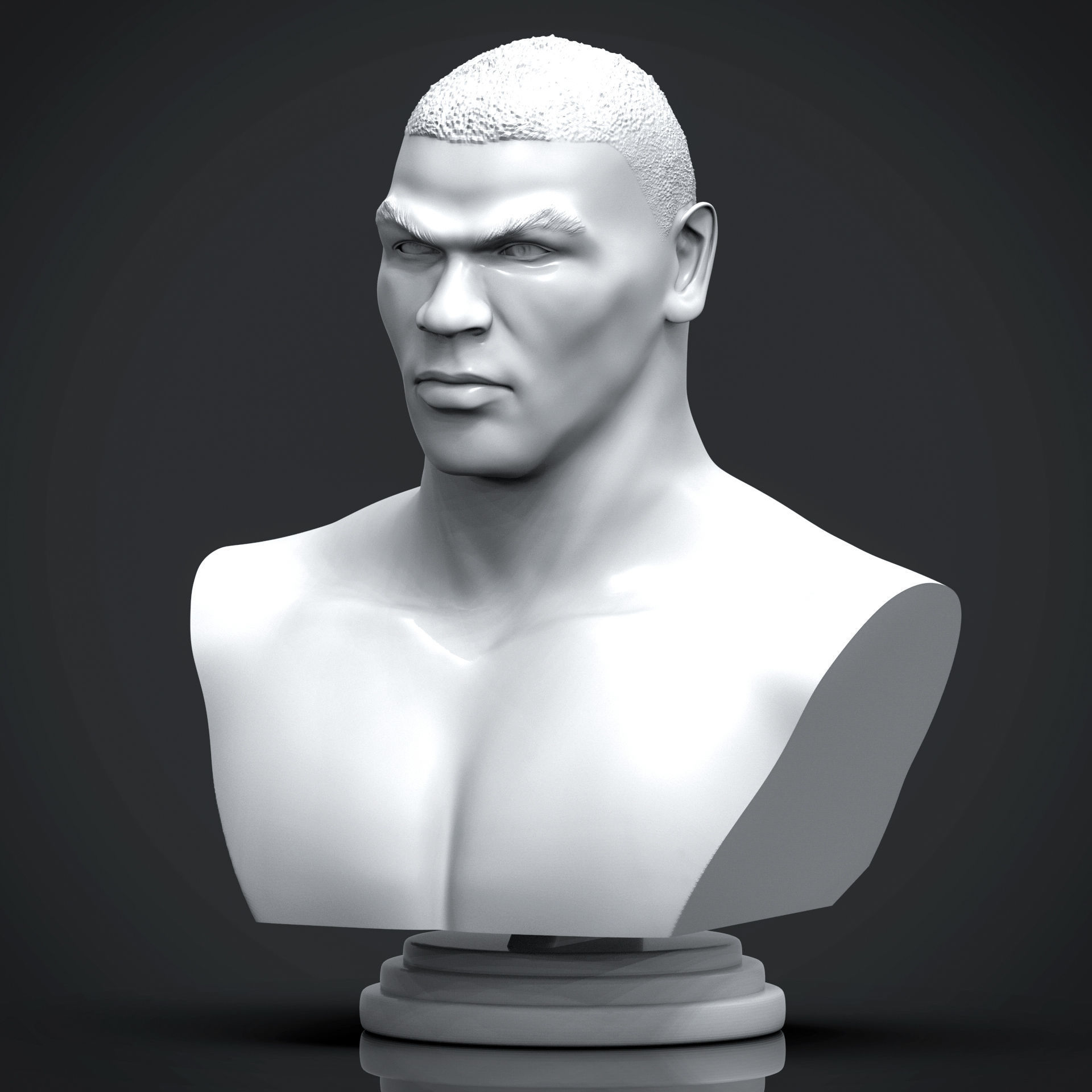 Mike Tyson 3d Printable Bust 3D model 3D printable | CGTrader