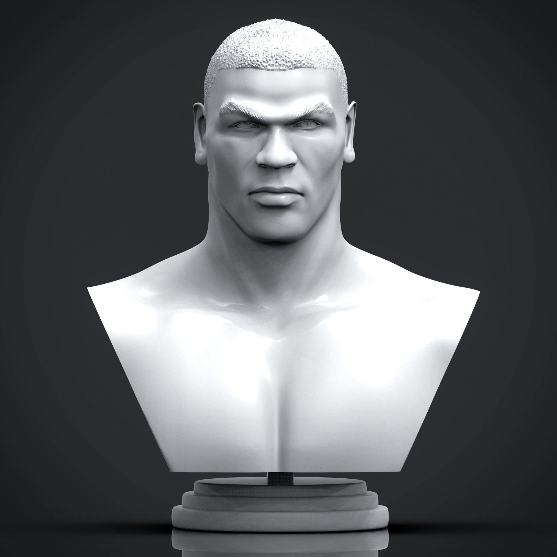 Mike Tyson 3d Printable Bust 3D model 3D printable | CGTrader