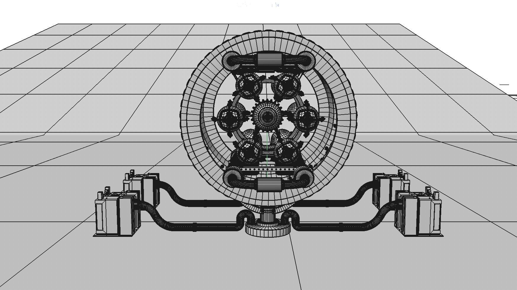 Mechanical wheel 3D model | CGTrader