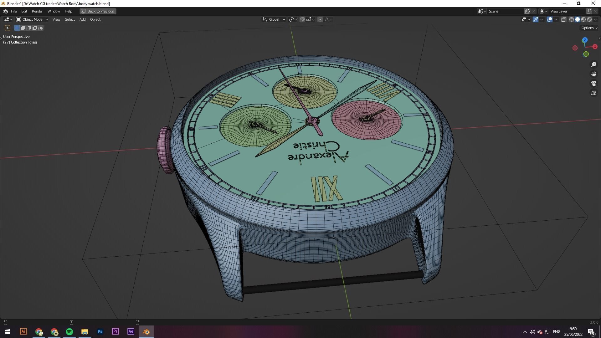 Body Watch 3D model | CGTrader