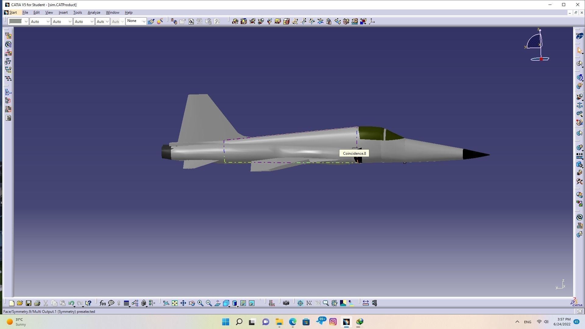 northrop f-5 freedom fighter 3D model | CGTrader