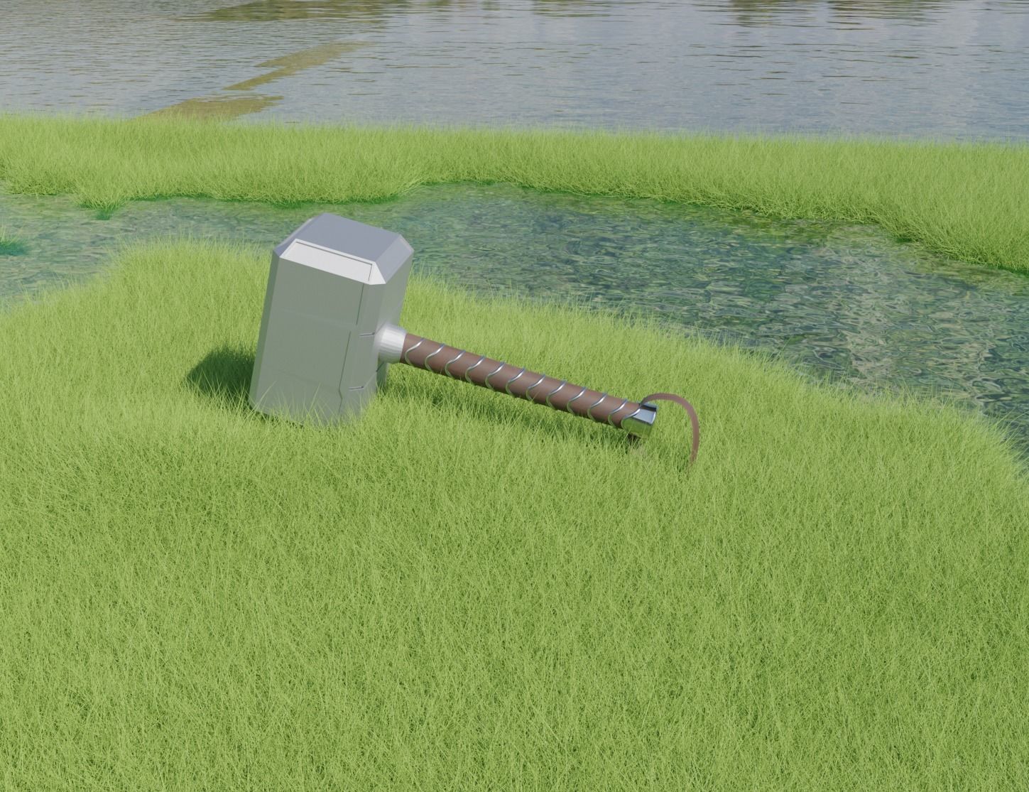 Texture thor game hammer VR / AR / low-poly | CGTrader