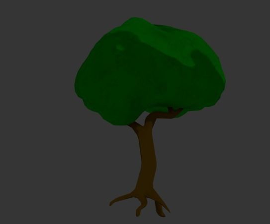 3D model Low Poly Oak Tree VR / AR / low-poly | CGTrader