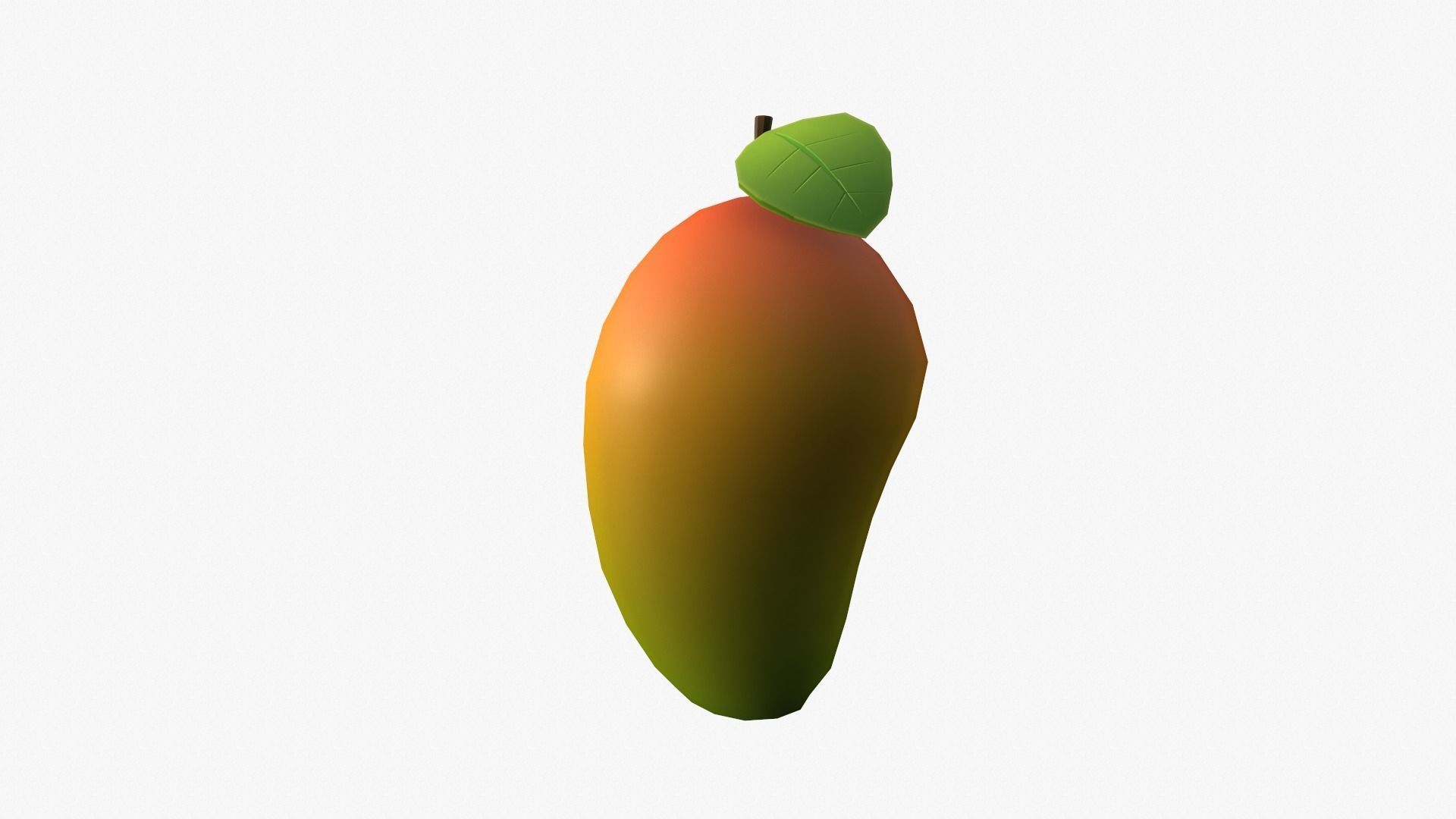 3D model Cartoon Mango VR / AR / low-poly | CGTrader