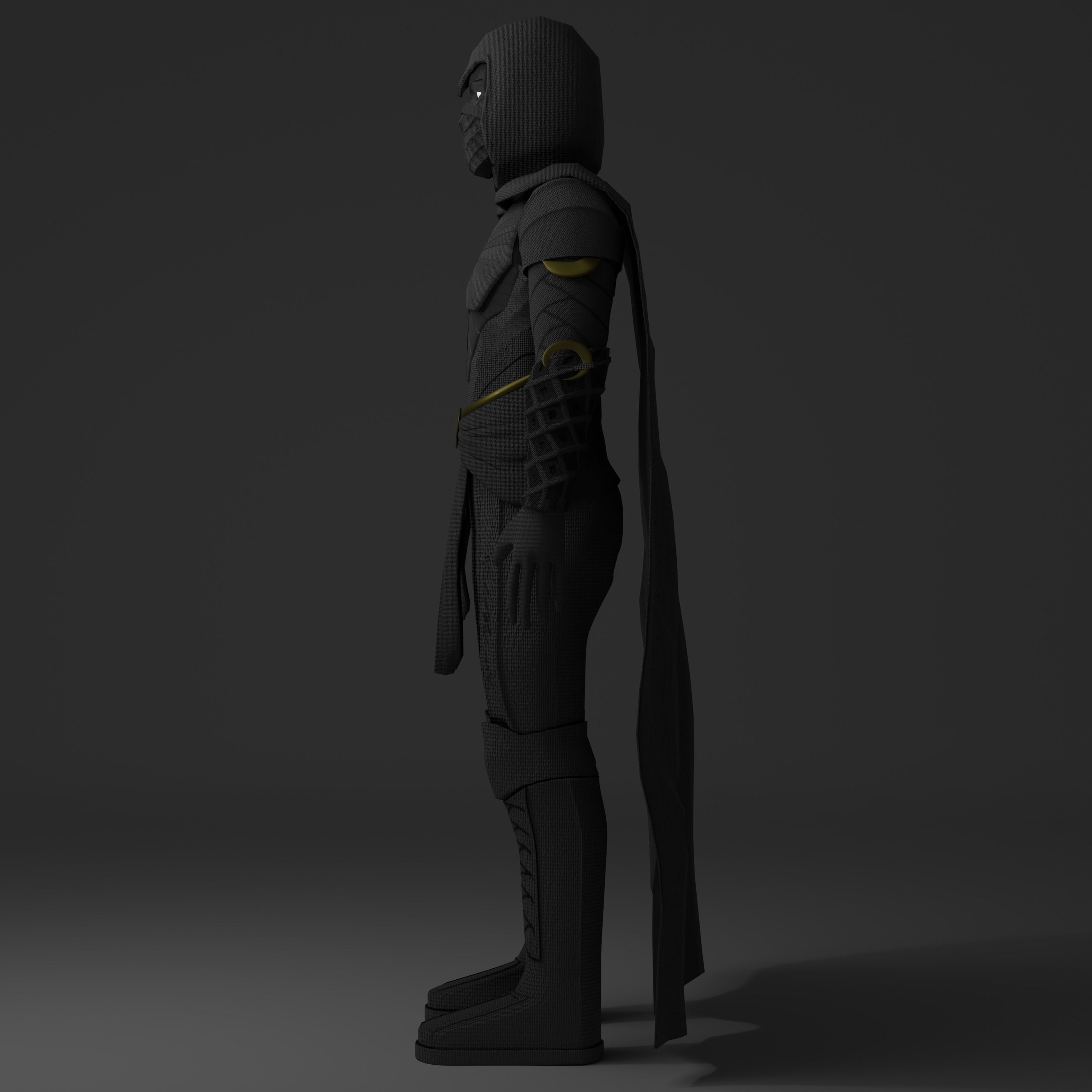 Moon Knight 3D Model free VR / AR / low-poly 3D model | CGTrader