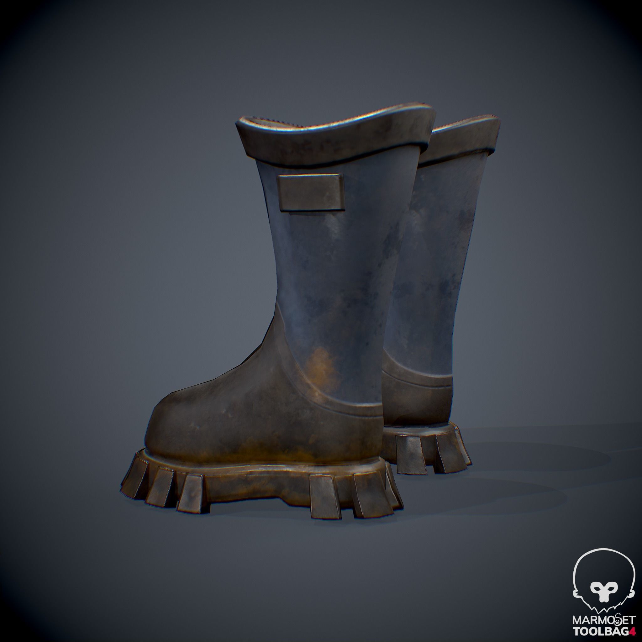3D model Stylized Boots - Game Ready Asset VR / AR / low-poly | CGTrader