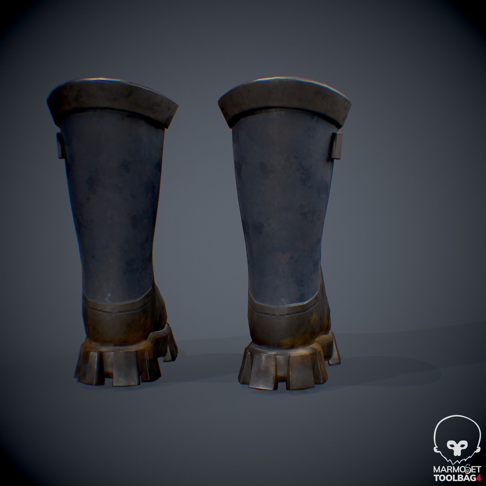 3D model Stylized Boots - Game Ready Asset VR / AR / low-poly | CGTrader