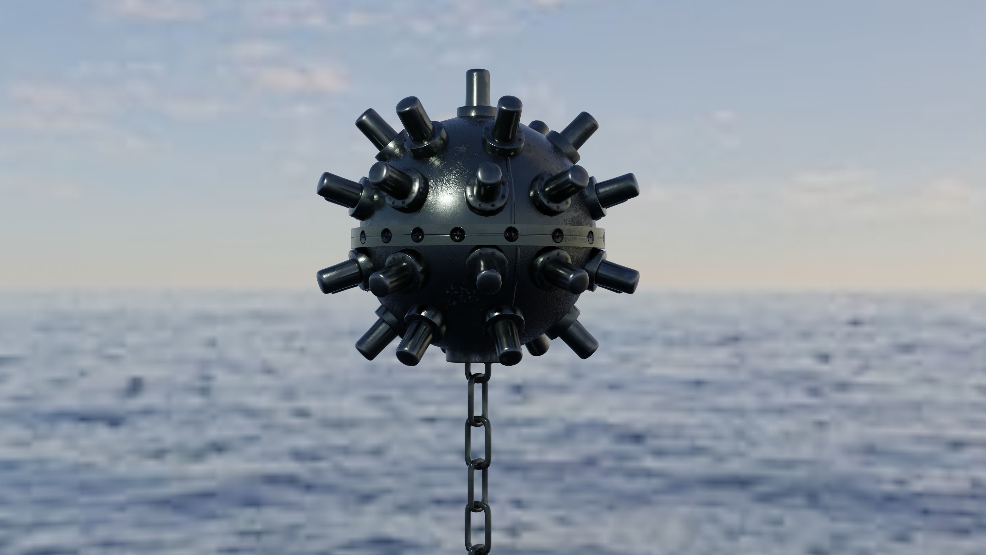 3D model Naval Bomb VR / AR / low-poly | CGTrader