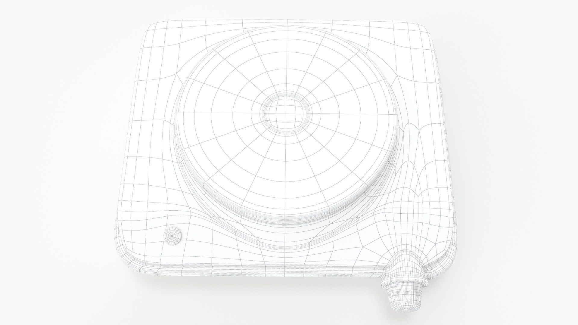 Elite Gourmet Countertop Coiled Single Electric Burner Cooktop 3D model ...