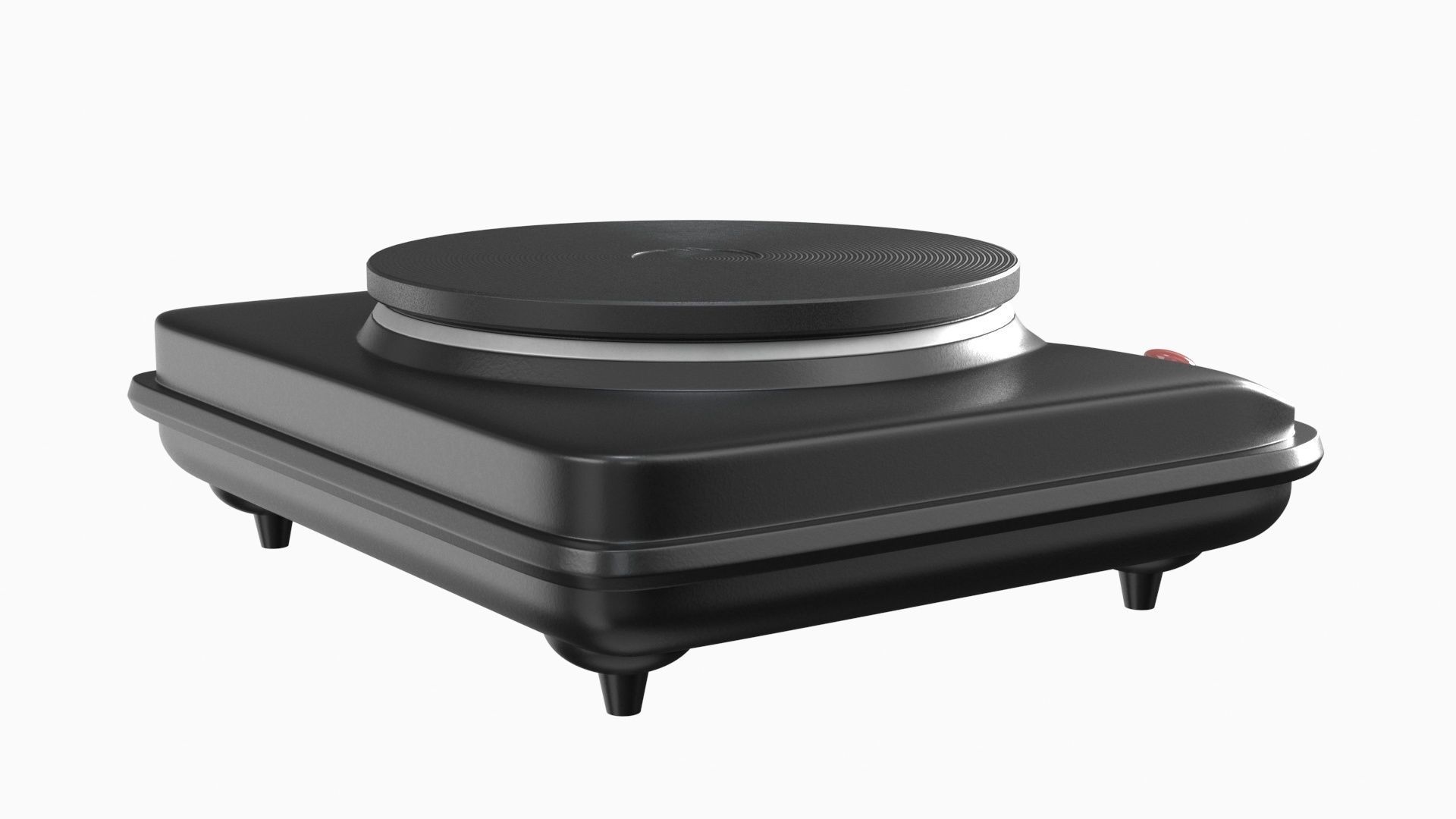 Elite Gourmet Countertop Coiled Single Electric Burner Cooktop 3D model ...