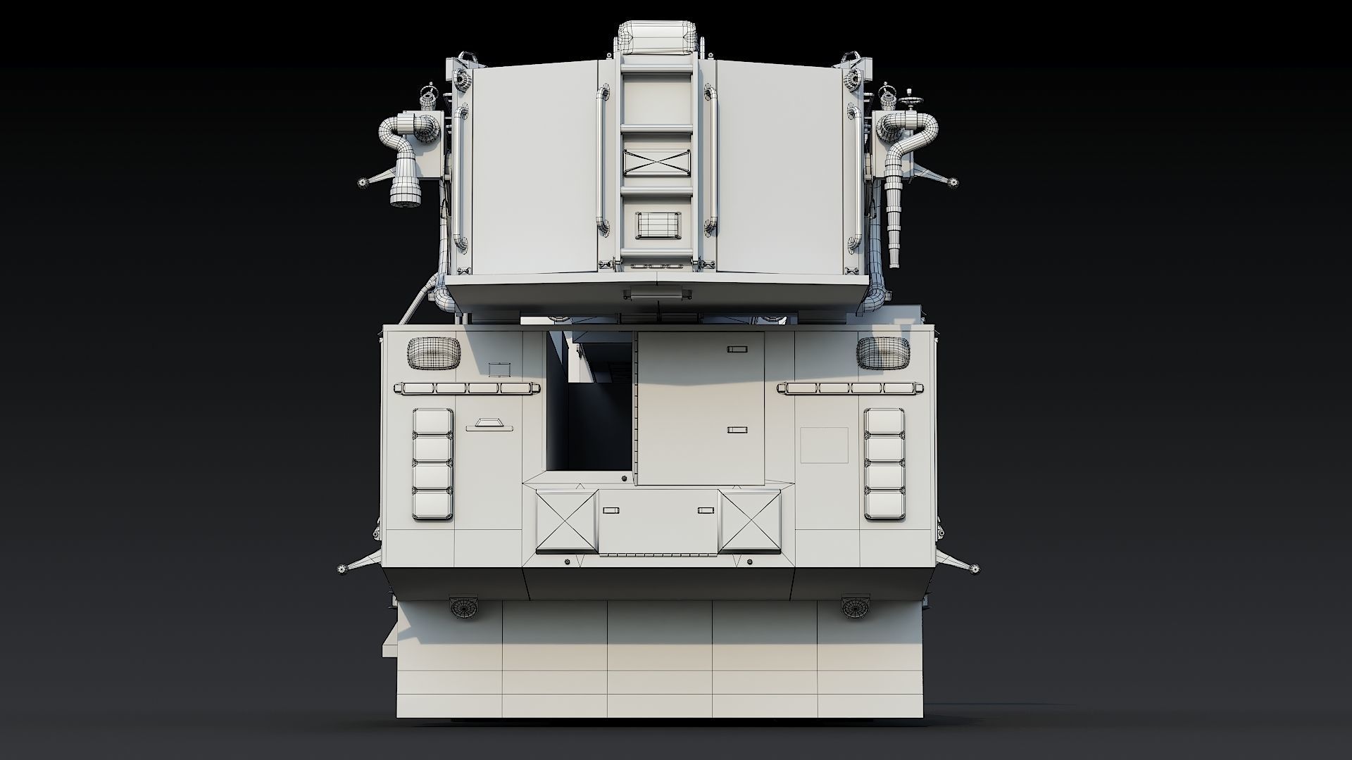 3D model Fire Truck Aerial Platform Palm Bay VR / AR / low-poly | CGTrader