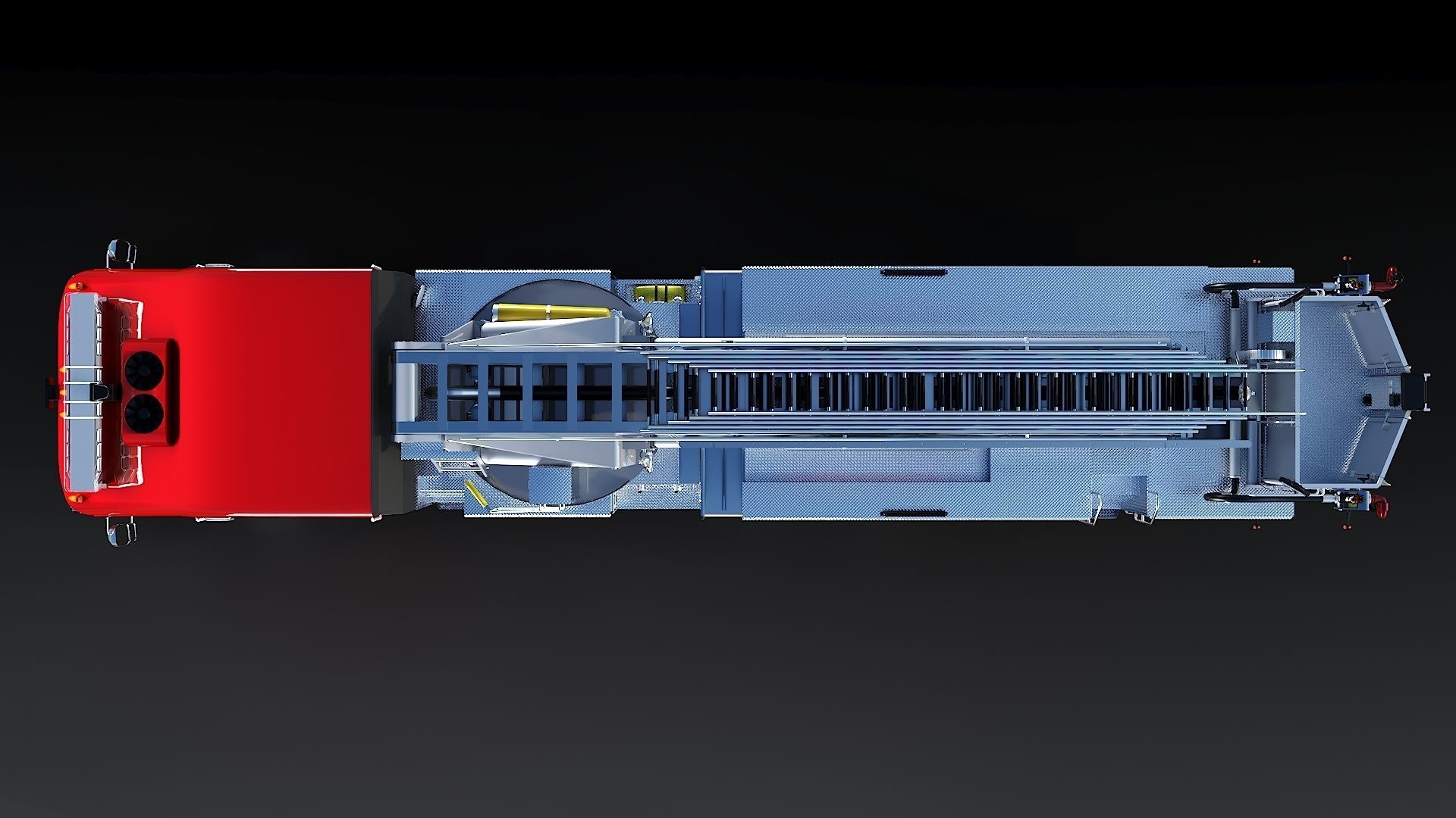 3D model Fire Truck Aerial Platform Palm Bay VR / AR / low-poly | CGTrader