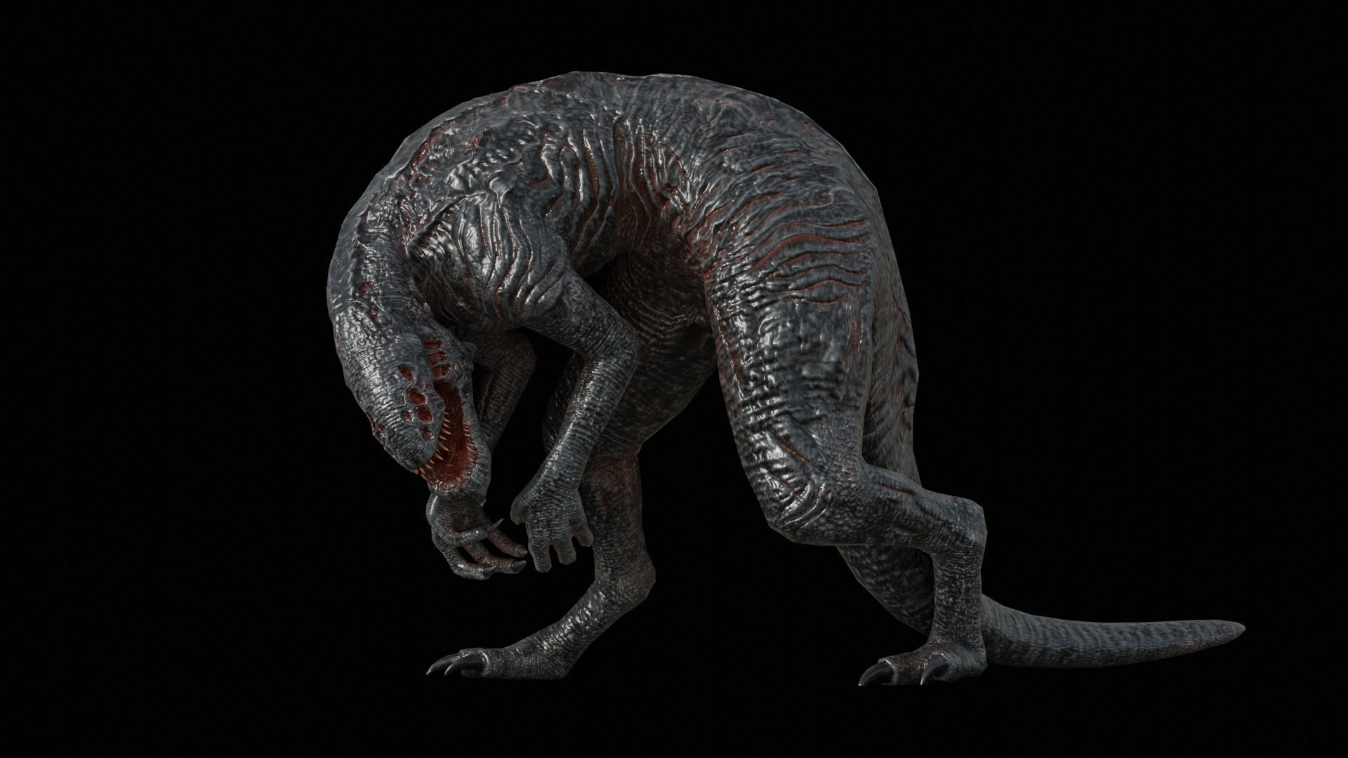 3D model Mutant alien creature VR / AR / low-poly | CGTrader