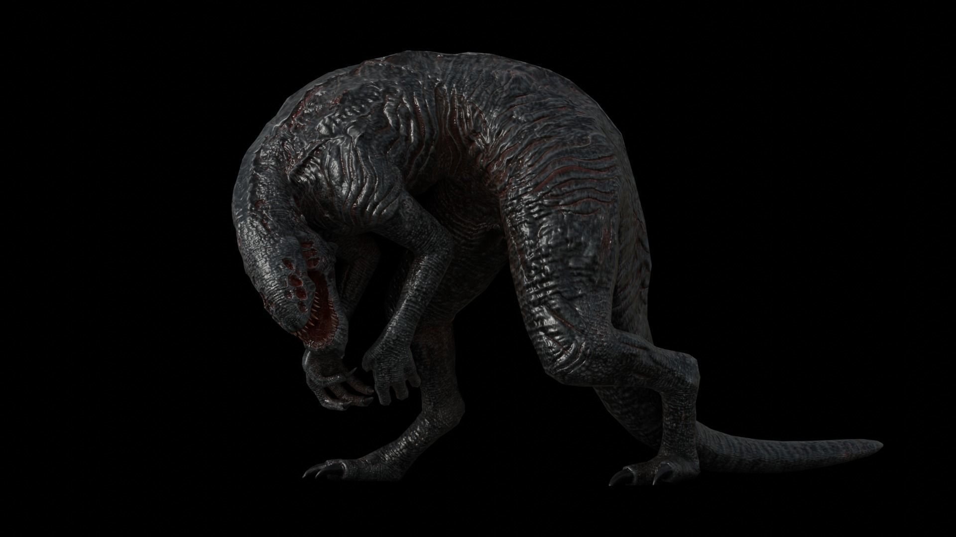 3D model Mutant alien creature VR / AR / low-poly | CGTrader