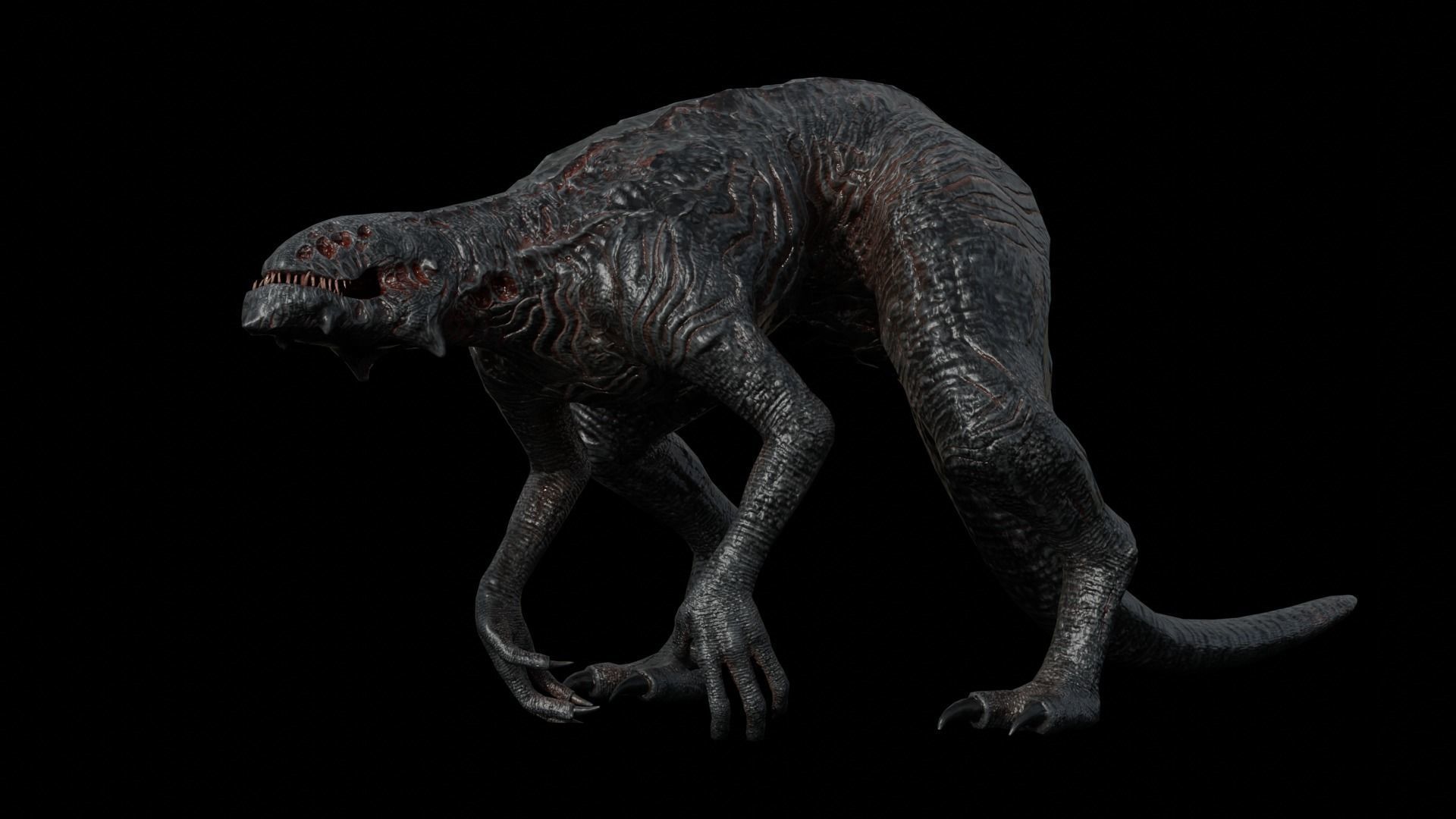 3D model Mutant alien creature VR / AR / low-poly | CGTrader