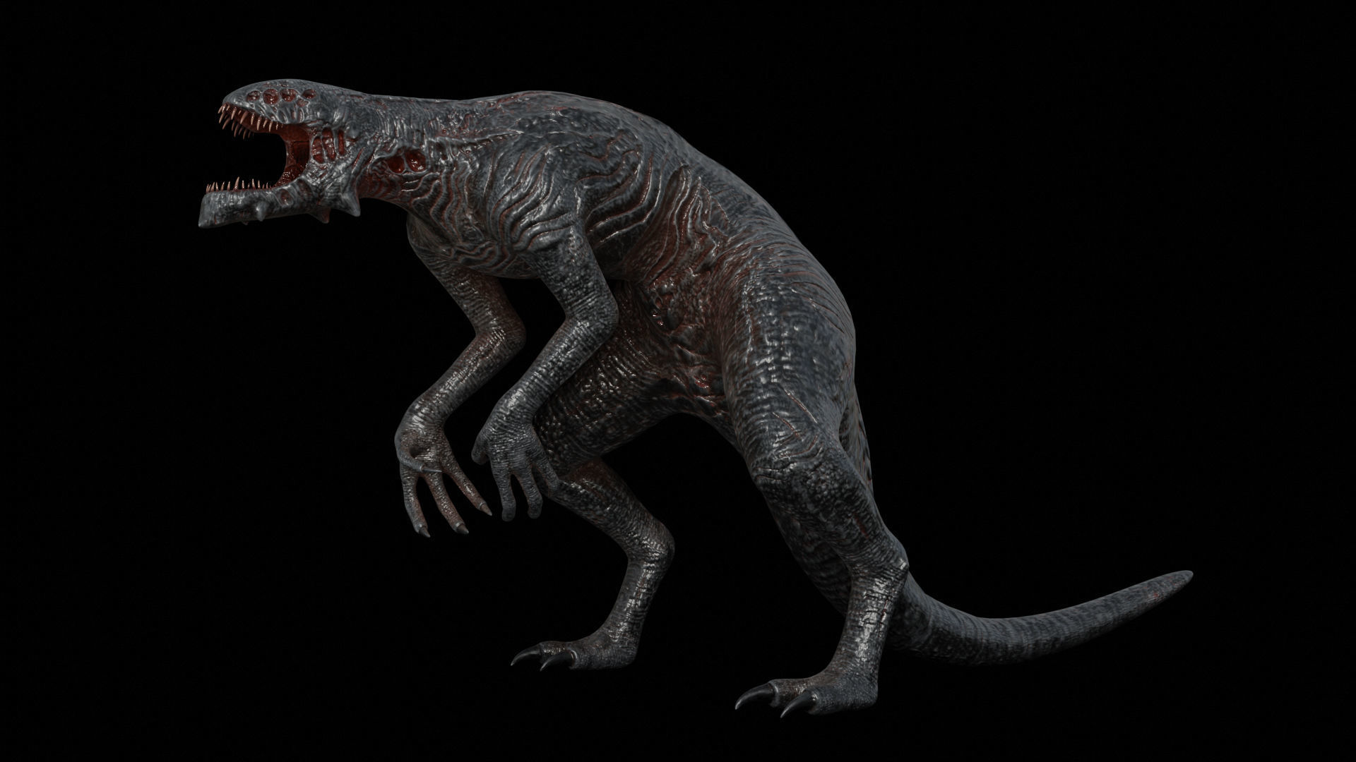 3D model Mutant alien creature VR / AR / low-poly | CGTrader