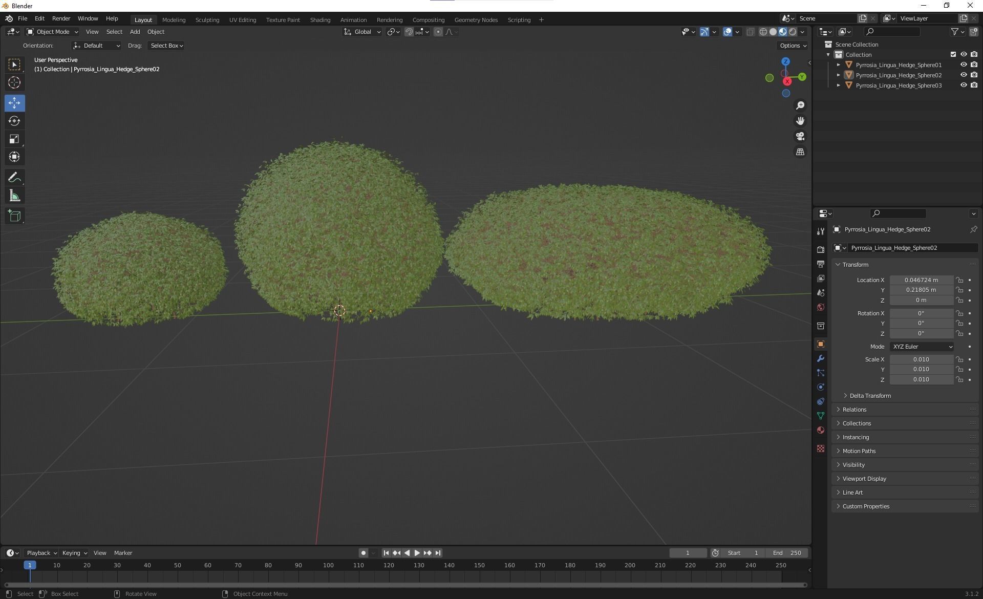 New Plant High detail Pyrrosia Lingua Hedge Sphere free 3D model | CGTrader