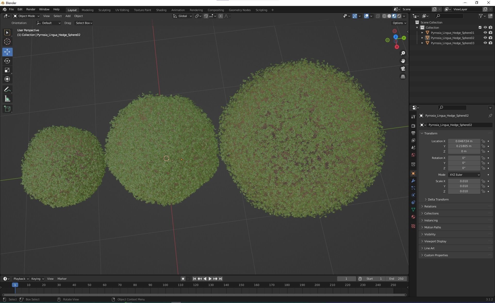 New Plant High detail Pyrrosia Lingua Hedge Sphere free 3D model | CGTrader