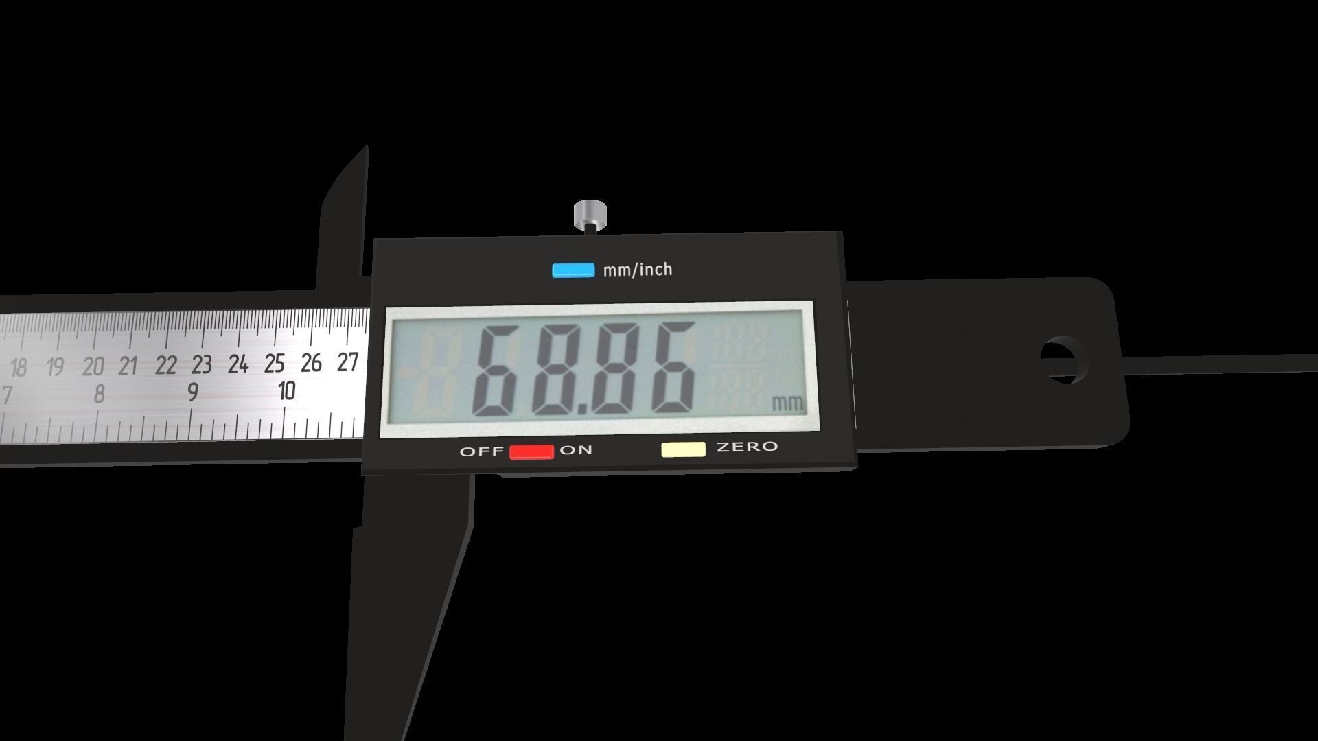 3D model Vernier Caliper VR / AR / low-poly | CGTrader